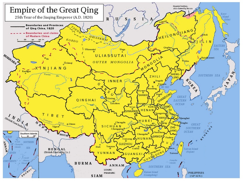 Empire of the Great Qing - Vivid Maps