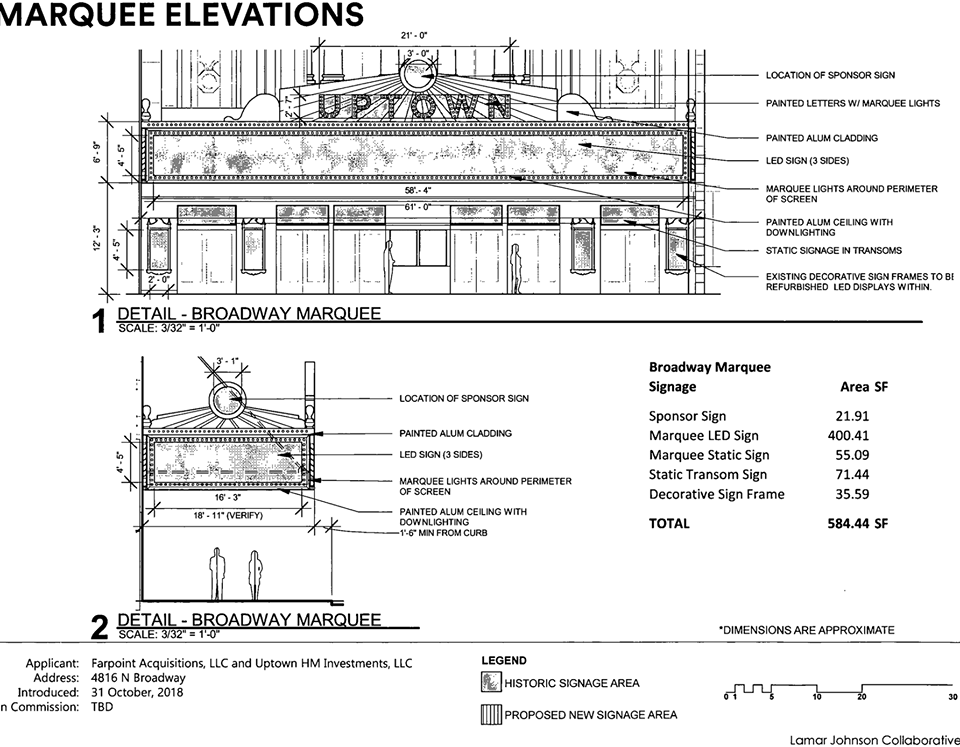 Uptown Theater Blueprints