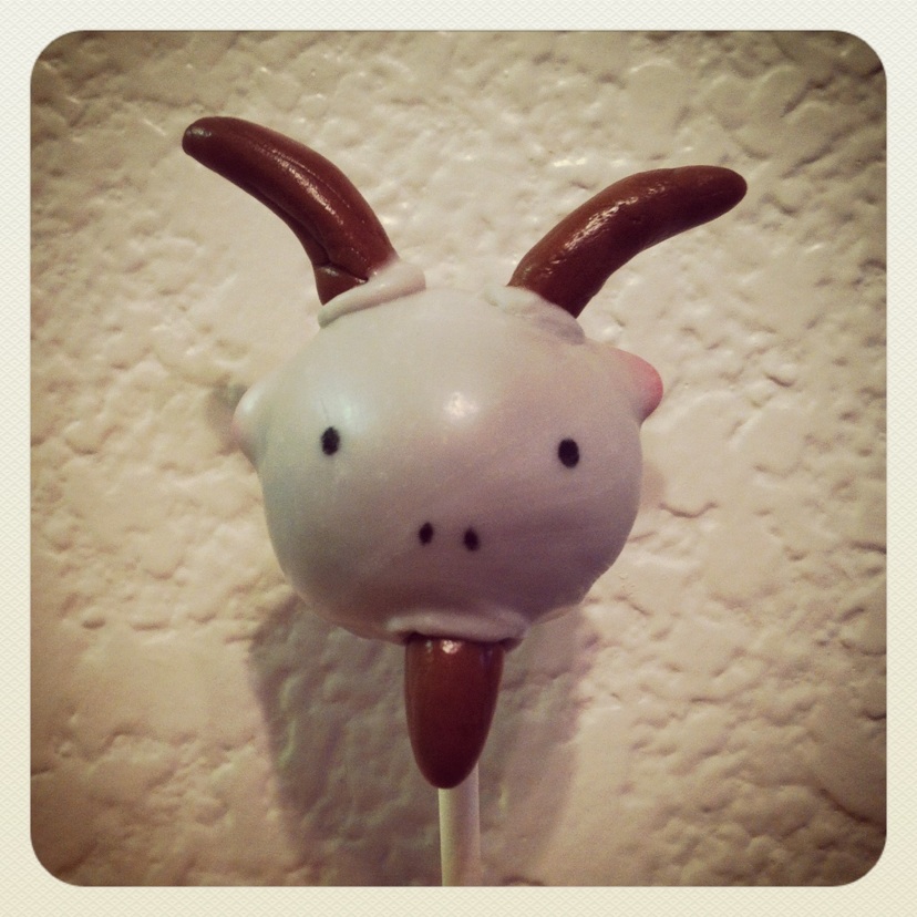 vypassetti cake pops: Goat