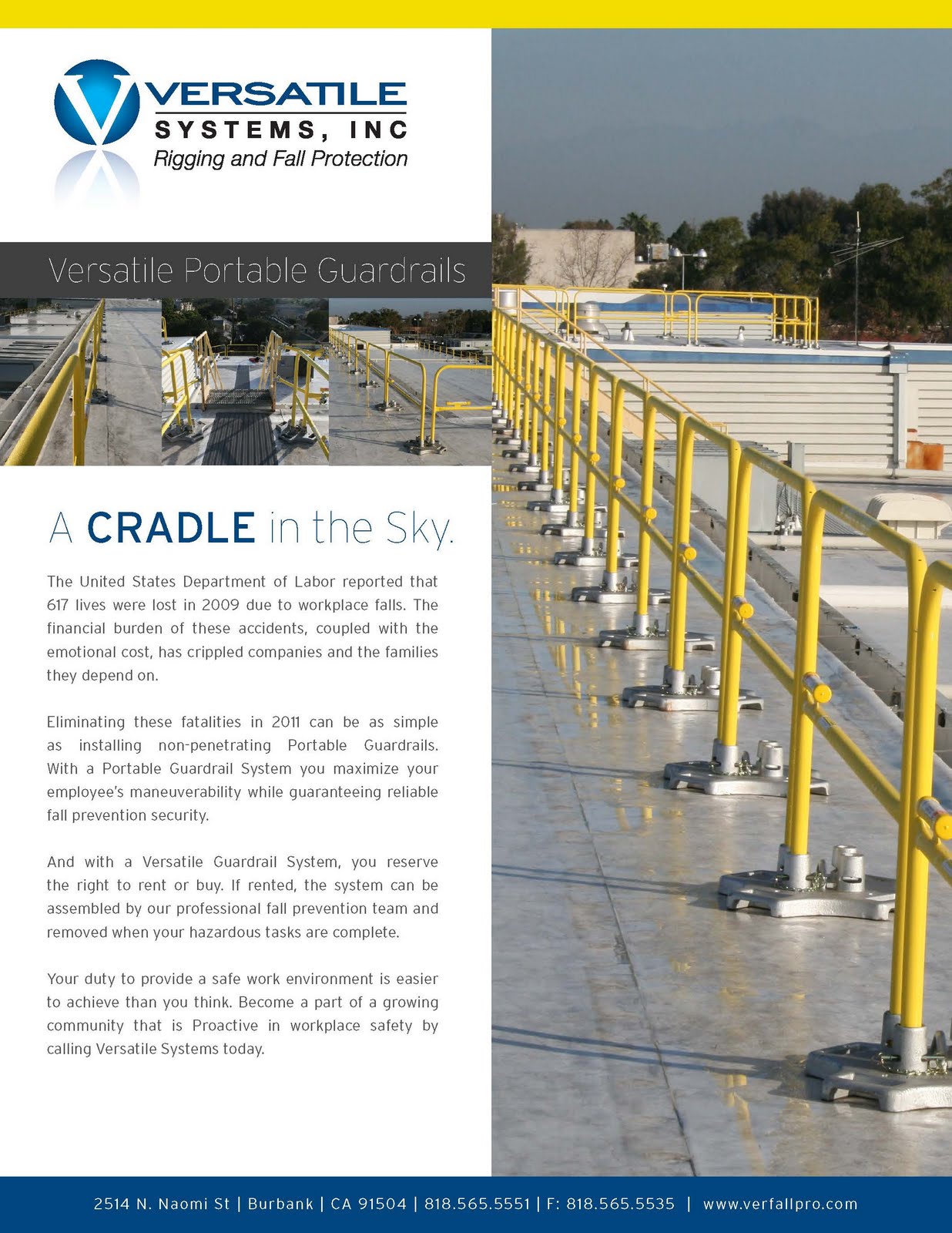 Verfallpro Safety Blog: Versatile Systems, Inc. Guardrails - Fall ...
