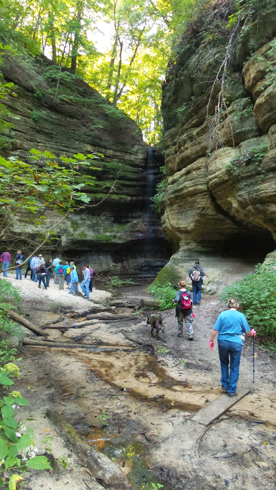 Hike Starved Rock: St. Louis, Aurora, Sac Kickapoo Canyons 09-18-2014