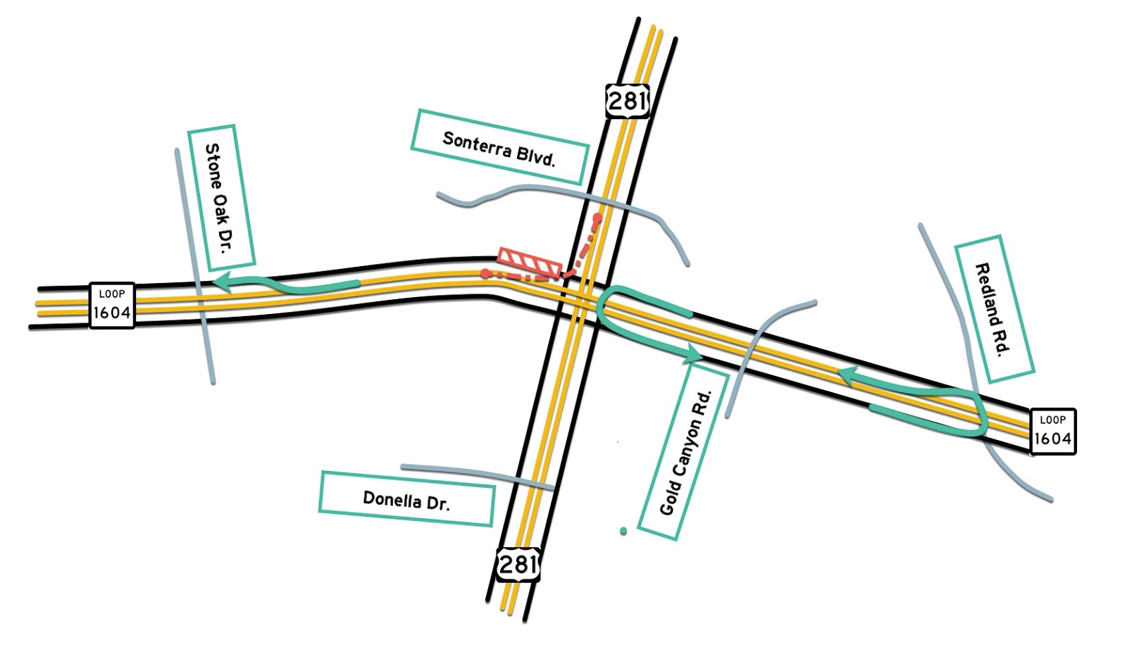 Go Ahead!: Work On US 281 Expansion Project Requires Closures