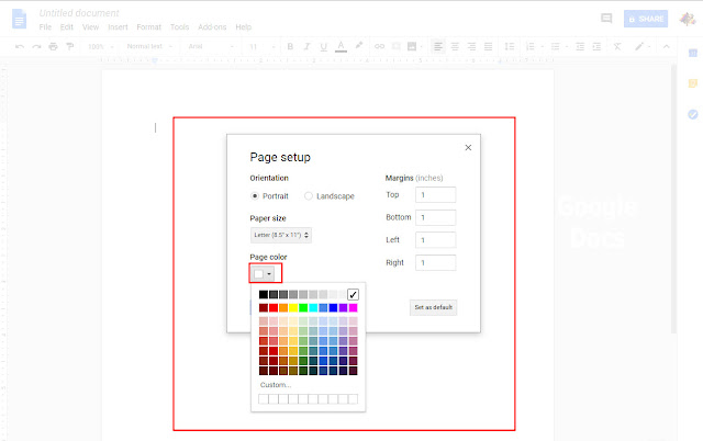 How to change Document Background Color in Google Docs 2019 - The ... How to change Document Background Color in Google Docs 2019 - The ...
