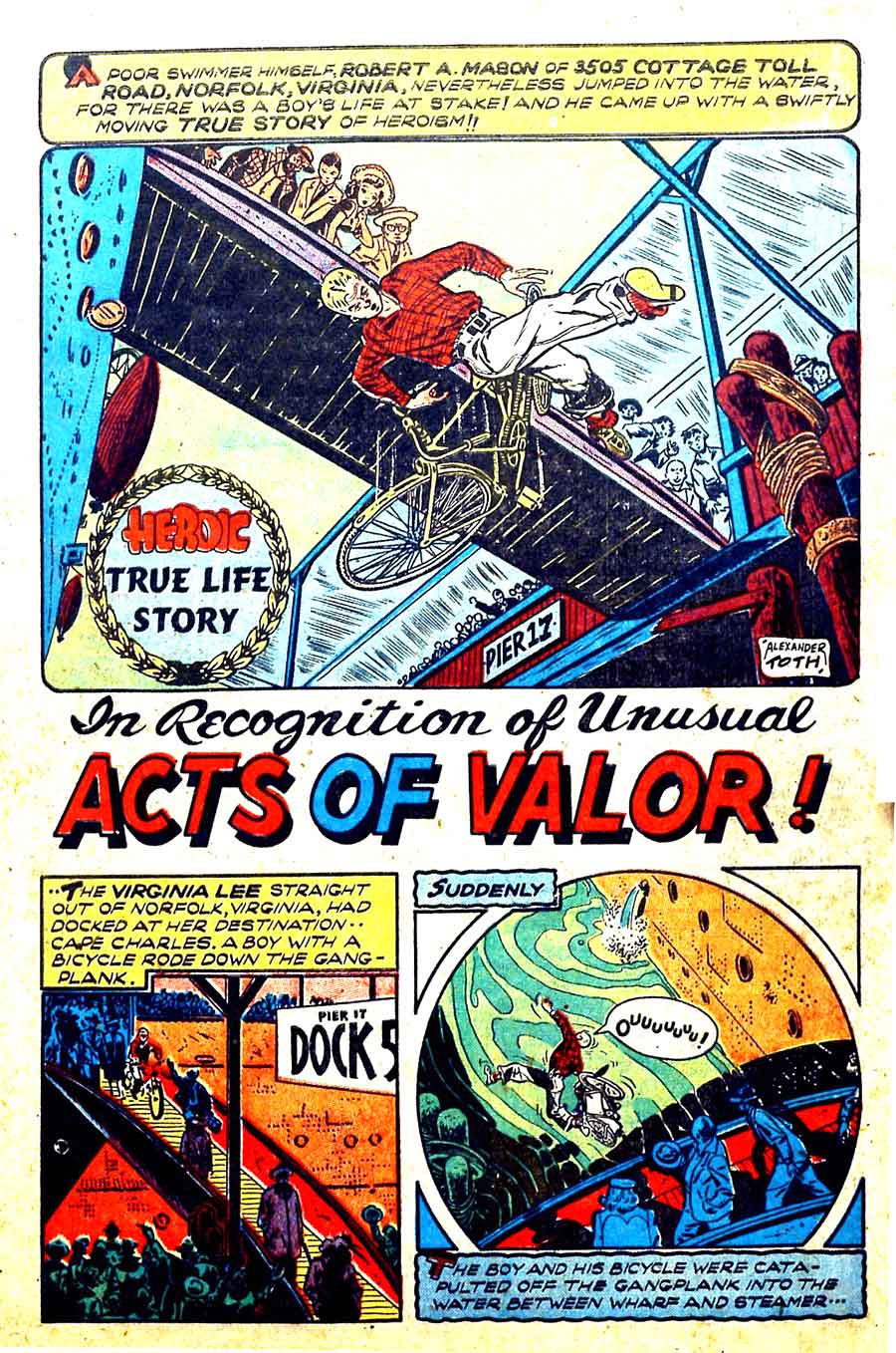 Heroic Comics #45 - Alex Toth art - Pencil Ink