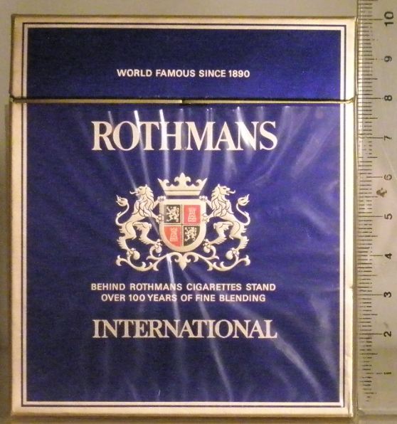 Συλλογή από πακέτα τσιγάρων: Rothmans