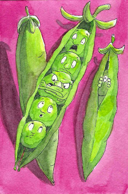 Sketches For Nora and Alfred: The Angriest Vegetable