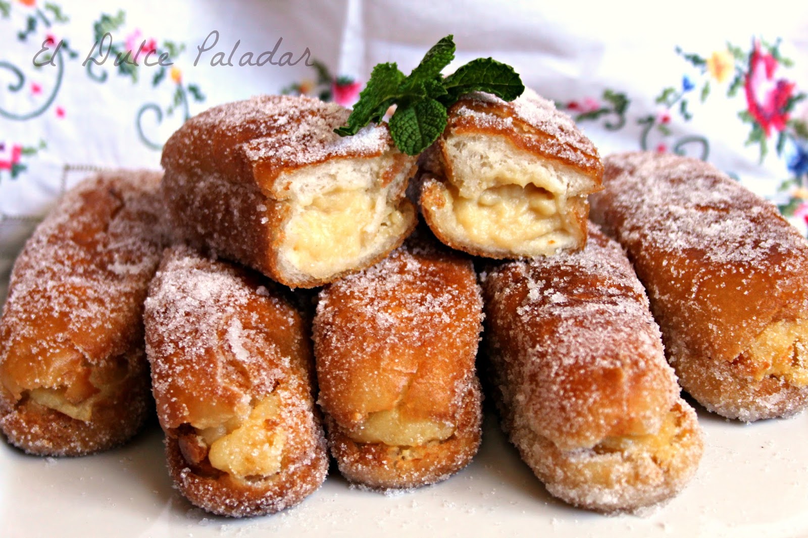 Xuxos rellenos de crema muy fácil - El dulce paladar