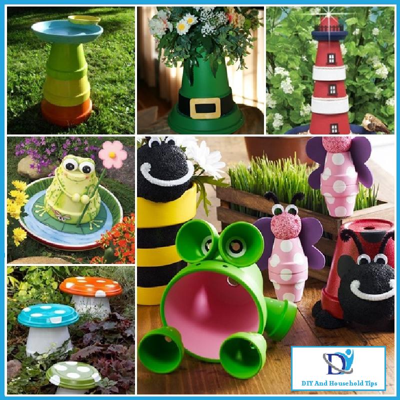 DIY And Household Tips: 20+ Terra Cotta Clay Pot DIY Project for Your ...