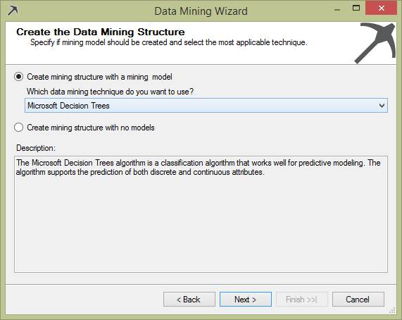 How To Create A Ssas Data Mining Structure Based On An Algorithm Model ~ Learn Sql Concepts