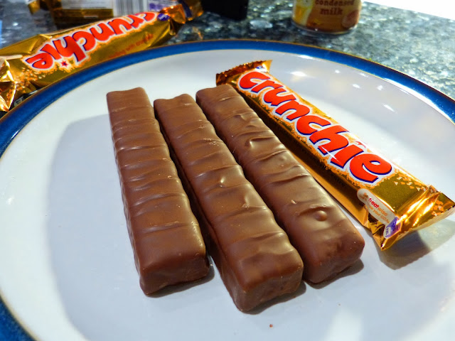 Frankie's Weekend: Homemade Crunchie Ice-cream