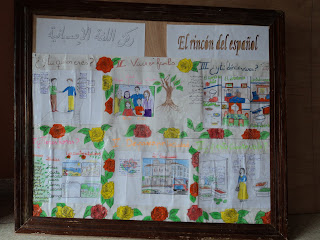 proyecto de clase de español: El rincón del español en el colegio Ibn Sina