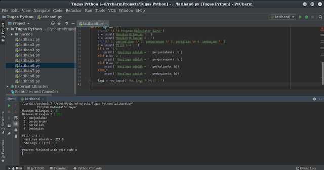 Cara Membuat Kalkulator Python 2019