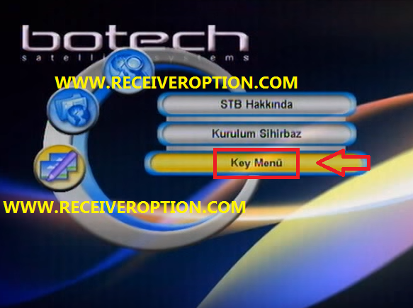 BOTECH PIKO-107 GOLD FTA RECEIVER BISS KEY OPTION - How To Enter Biss key Power vu key And Cline ...