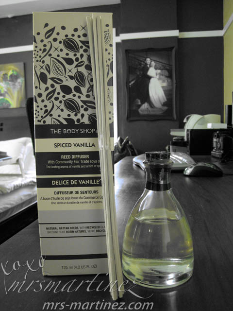 The Body Shop Spiced Vanilla Reed Diffuser - MrsMartinez's Raves and ...