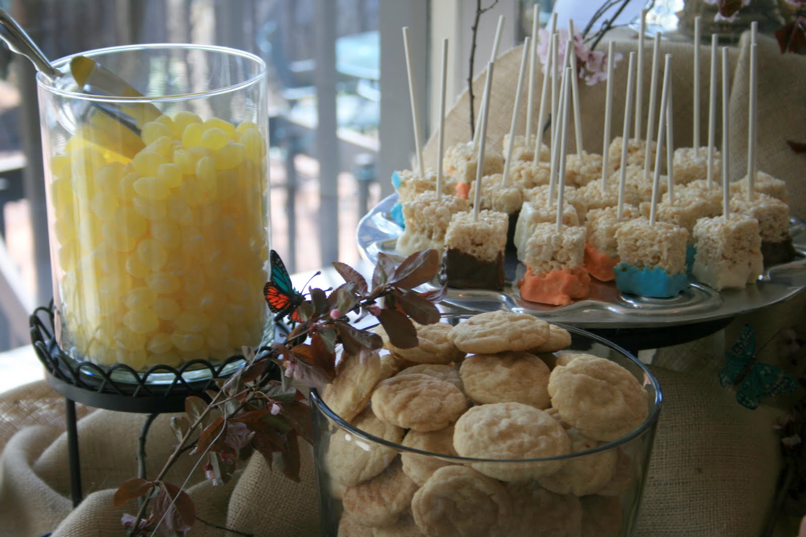 Share Dessert: First Communion Butterfly Dessert Bar