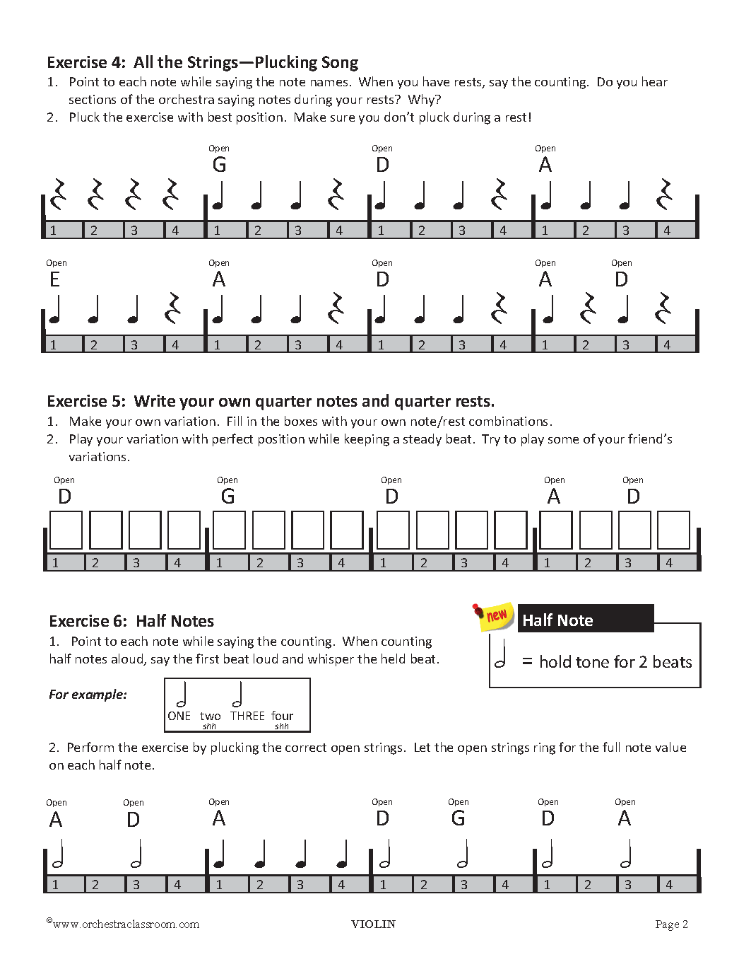 Orchestra Classroom Ideas