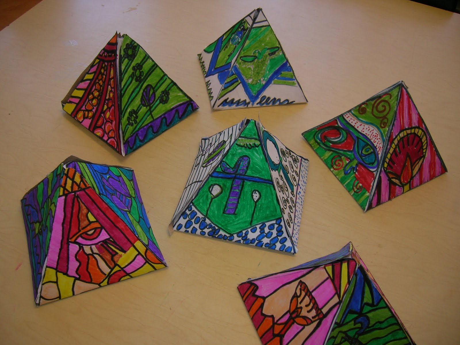 The Elementary Art Room!: Romero Britto Pop Art Pyramids
