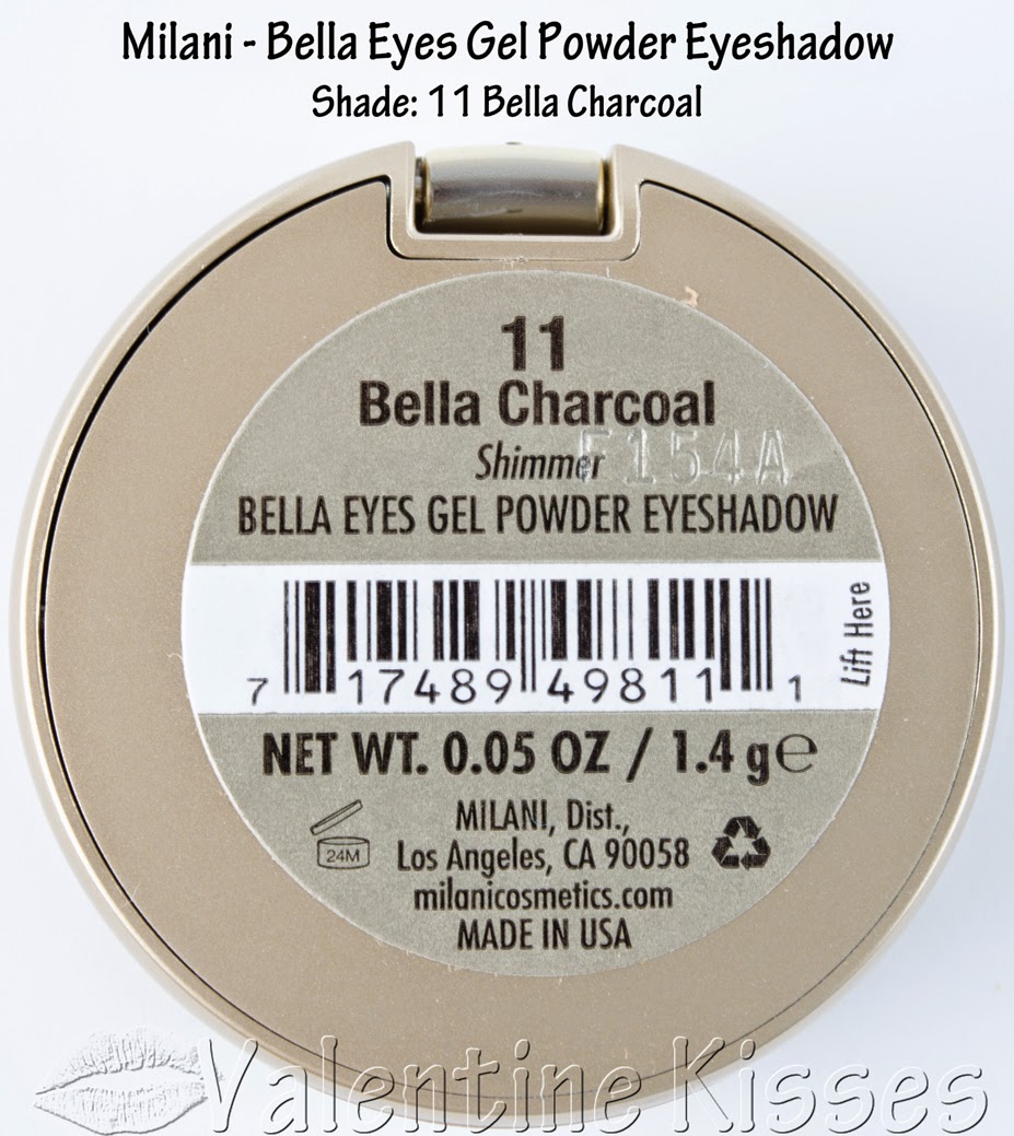 Valentine Kisses: Milani Bella Eyes Gel Powder Eyeshadow - swatches ...