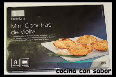 Mini conchas de vieira "La Sirena" con Bloguzz