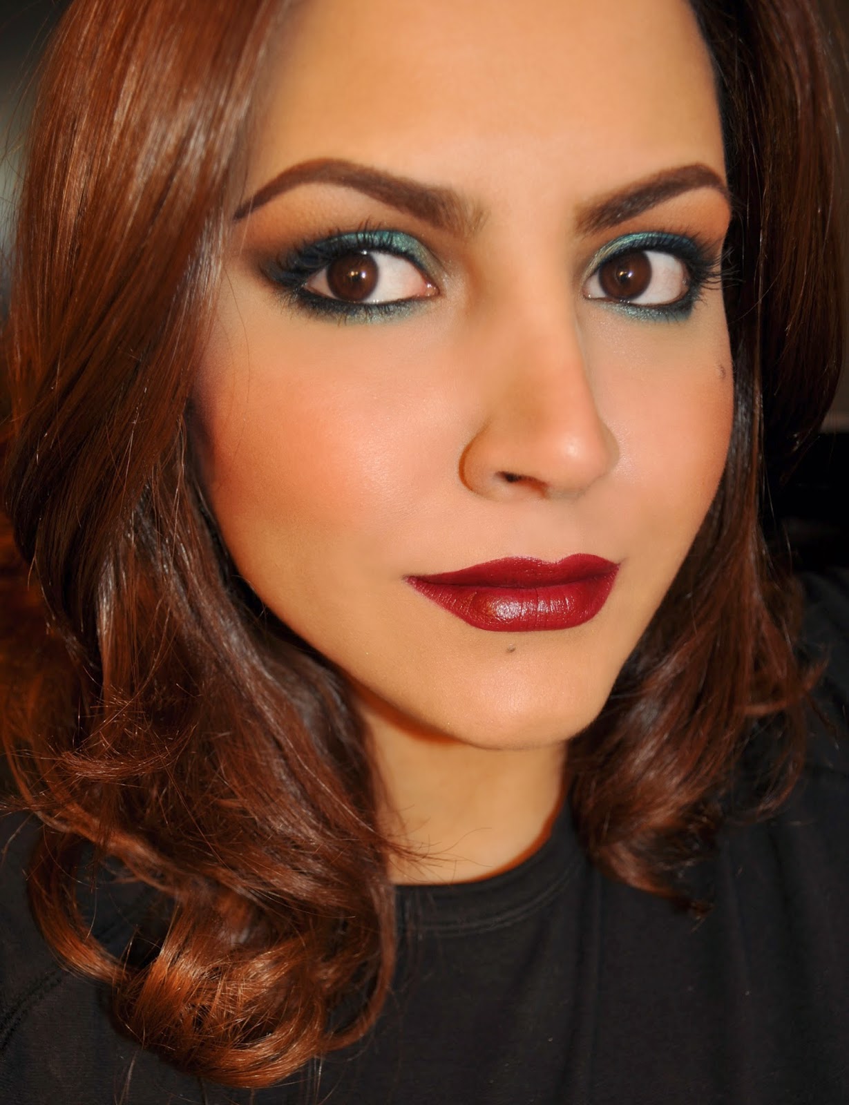 Portrait in Sepia Blue...Make Up For Ever Palette [ So Lonely in Gorgeous ]