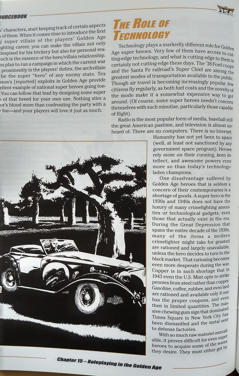 Sistemas de juego: Sourcebook JSA (DCU RPG)