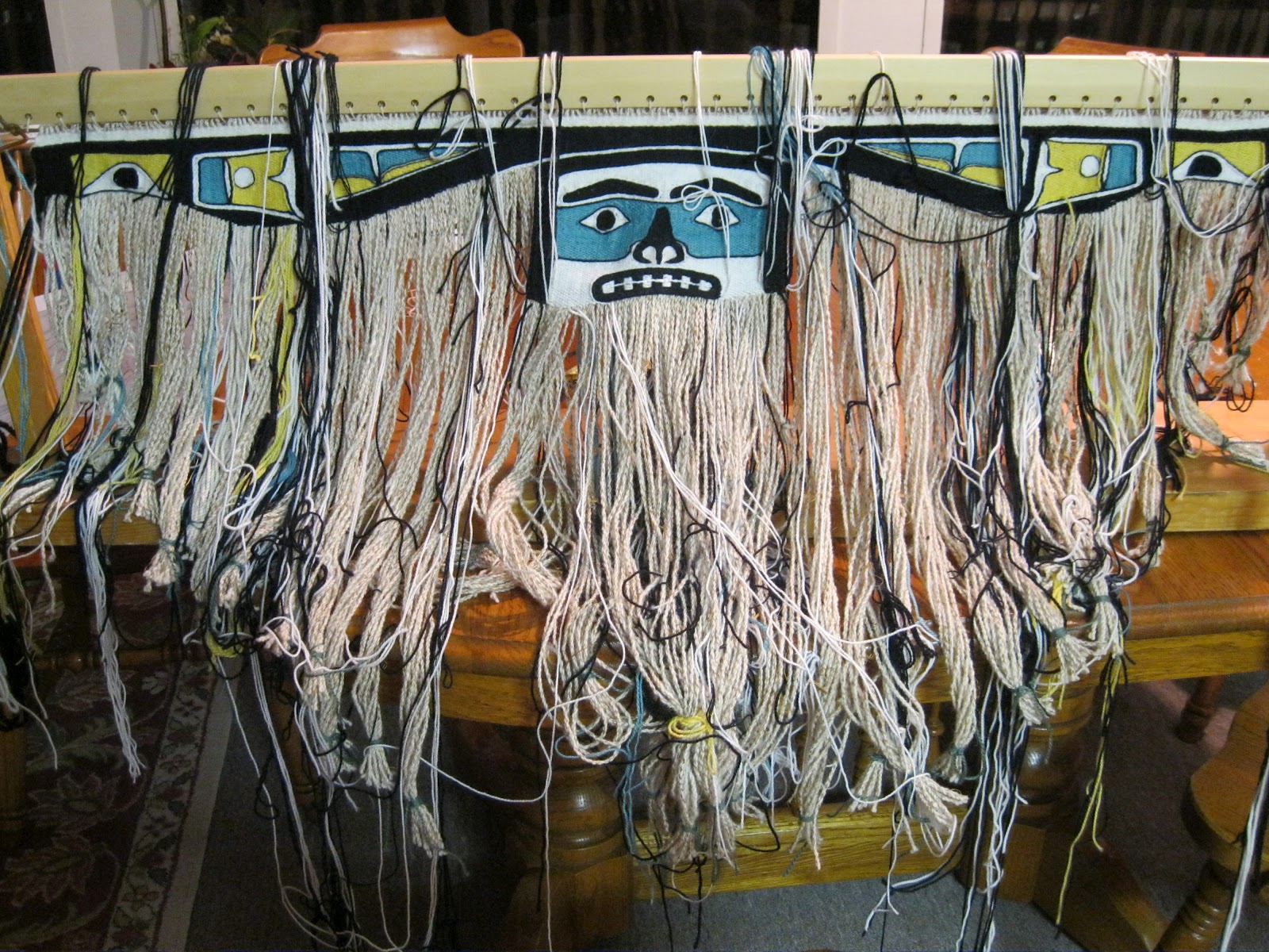 Evelyn Vanderhoop Weaving Artist: The Naaxiin/Chilkat