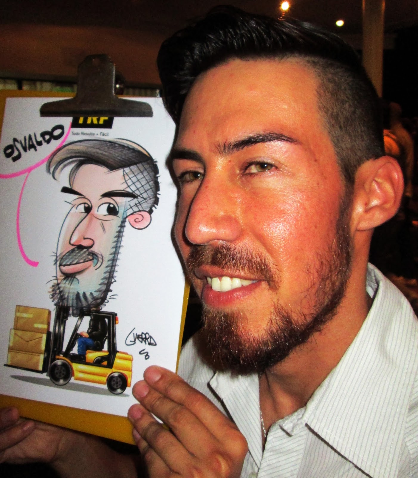 CARICATURAS y RETRATOS en STANDS de FERIAS, CONGRESOS y EXPOSICIONES