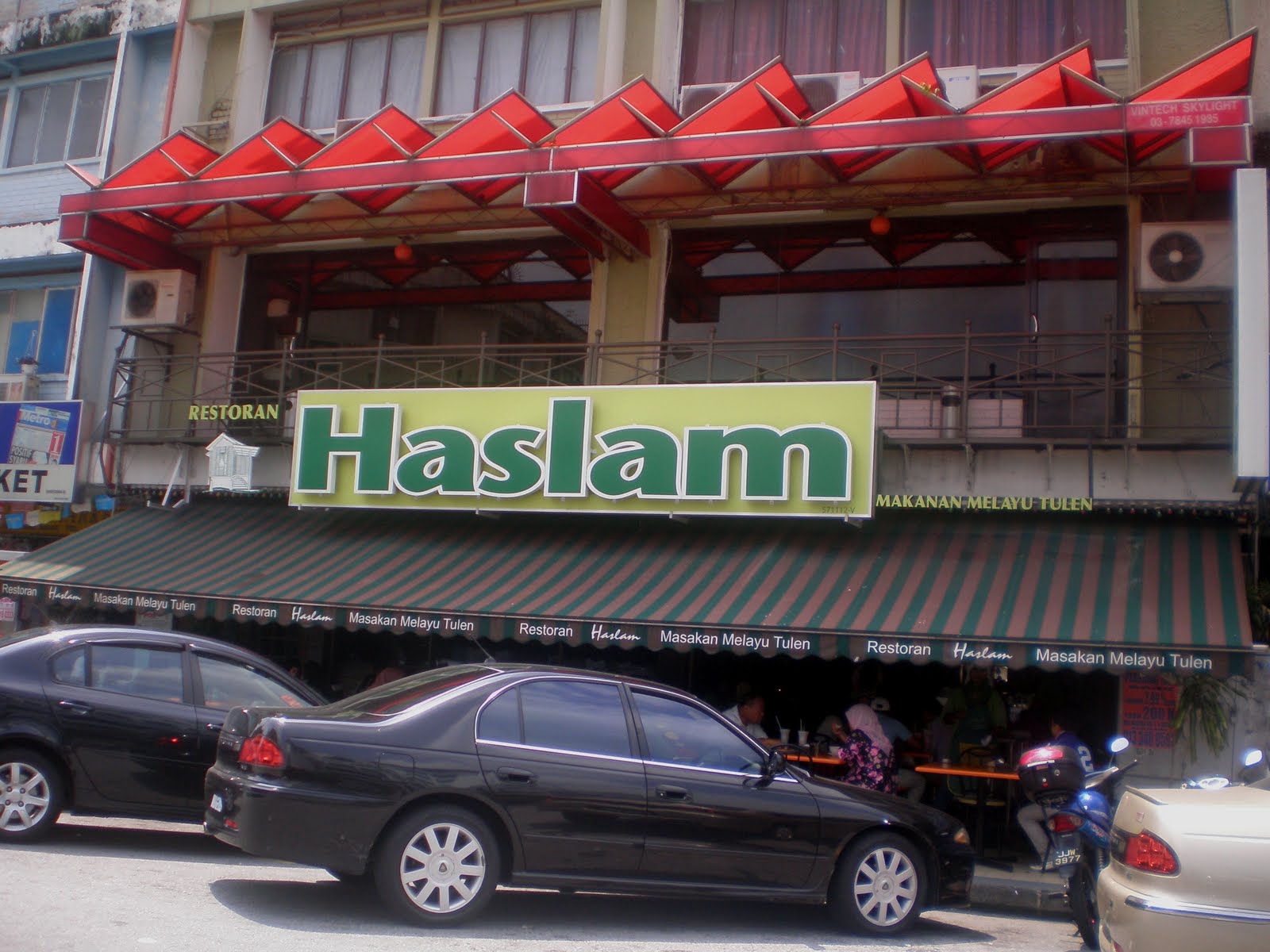 CHEMPAKA in the HOUSE: RESTORAN HASLAM,DARI PAGI KE MALAM PUN BOLEH