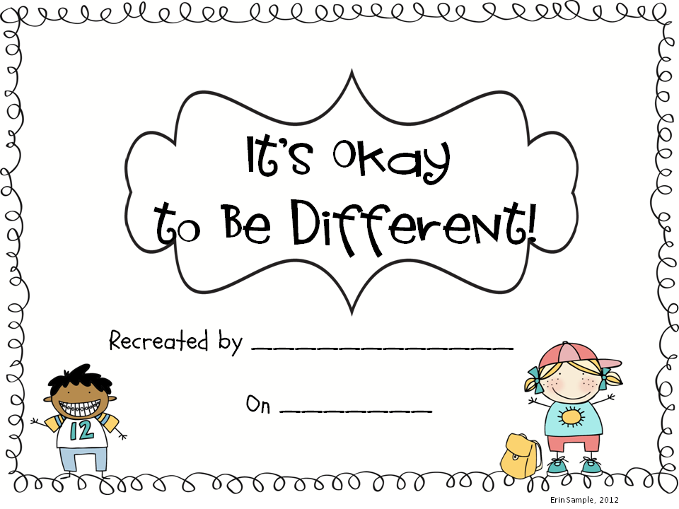 Sample's Superstars: I am Unique! Back to School Unit