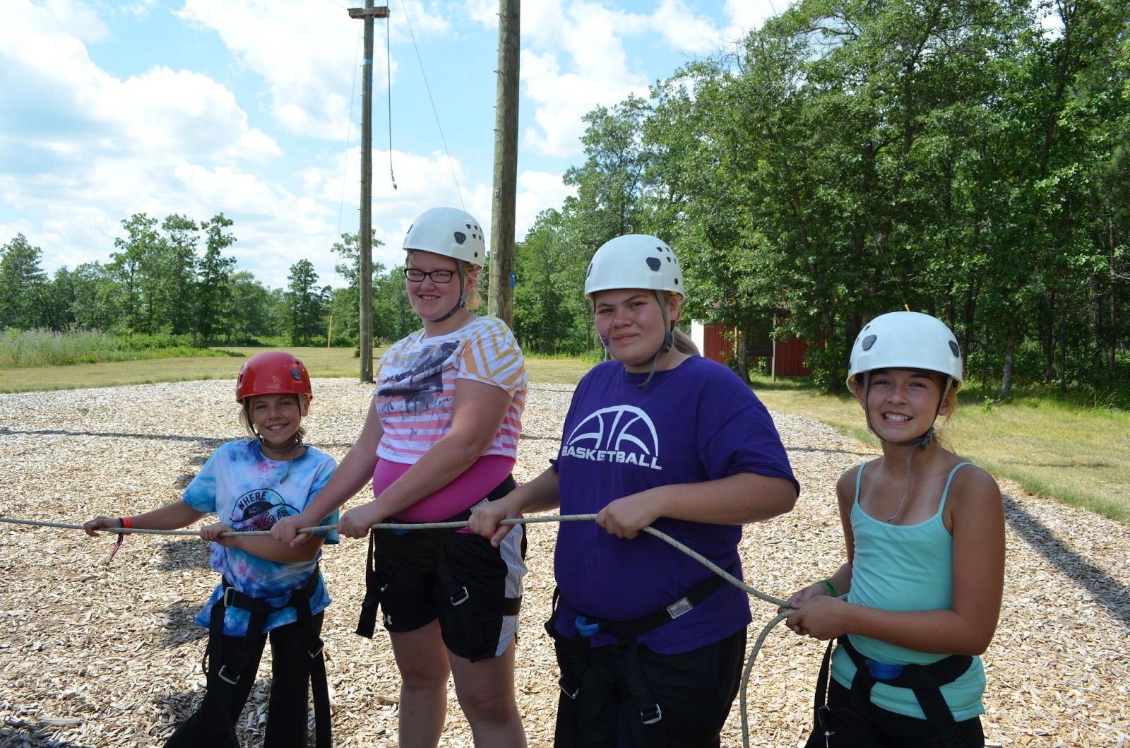 Summers of Pathways: Last High Ropes Session - Cabin Light & Cabin Hope