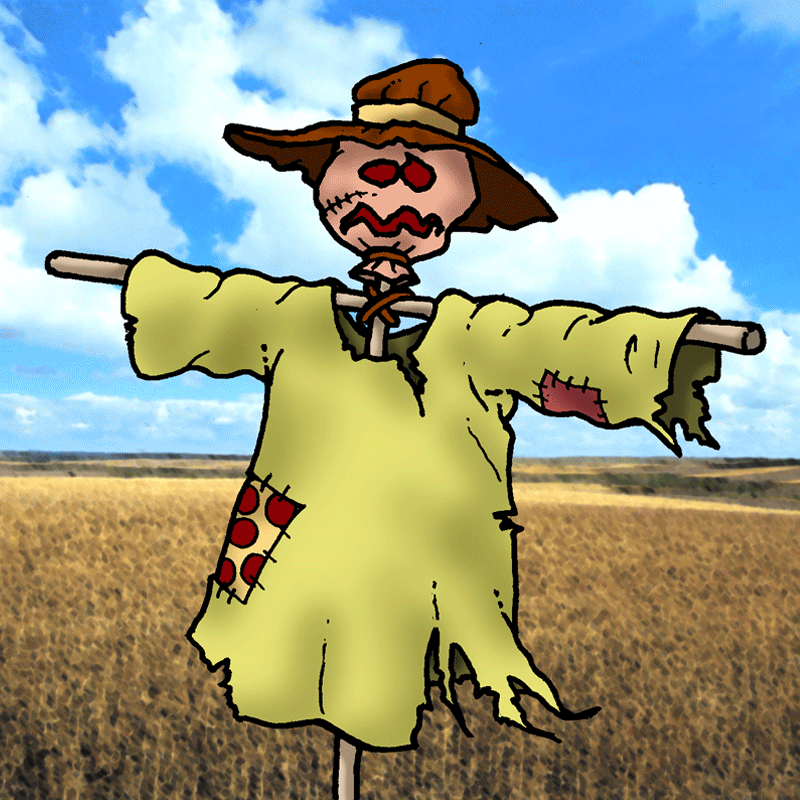 Ilustriparije: GIF animacija - strašilo