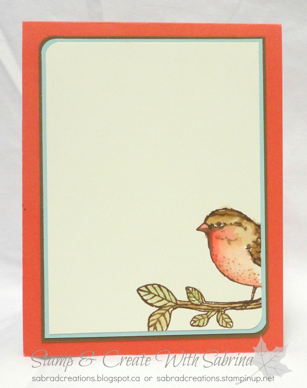 Stamp & Create With Sabrina: Best Birds - Card Class