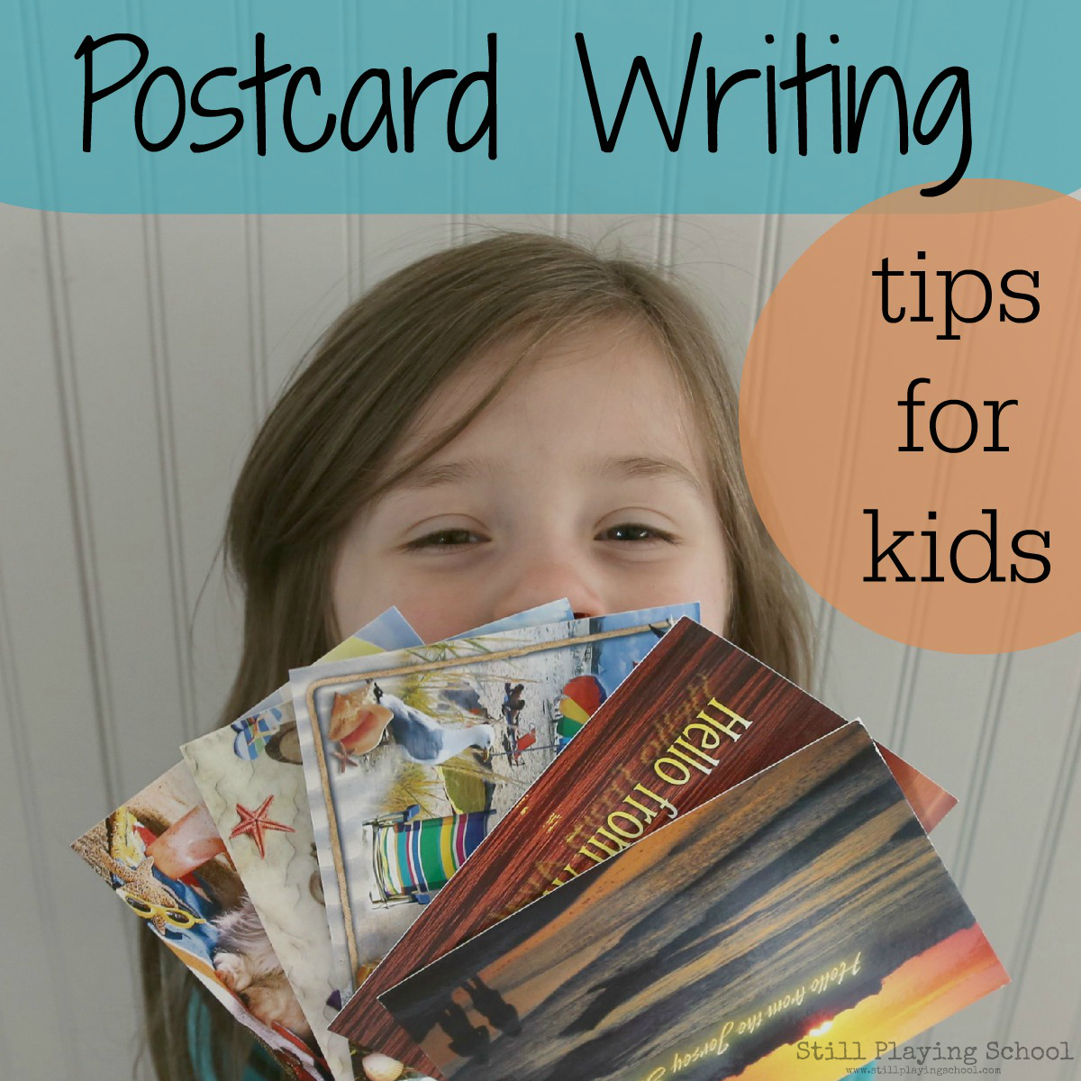 Postcards for Kids | Still Playing School