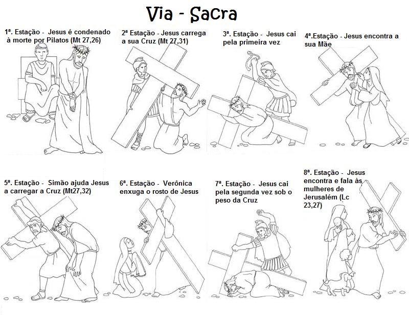 Catequese com Carinho: Via-sacra
