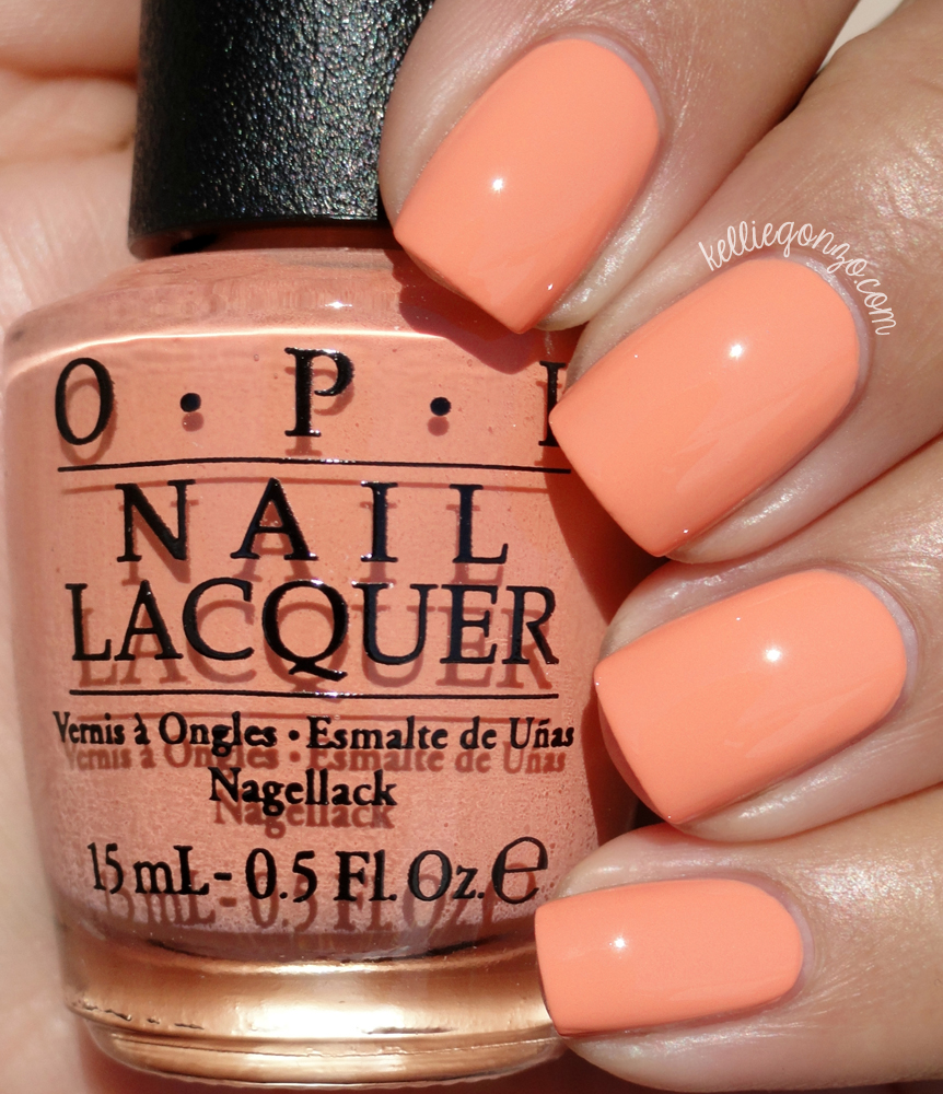 Opi Light Orange Nail Polish
