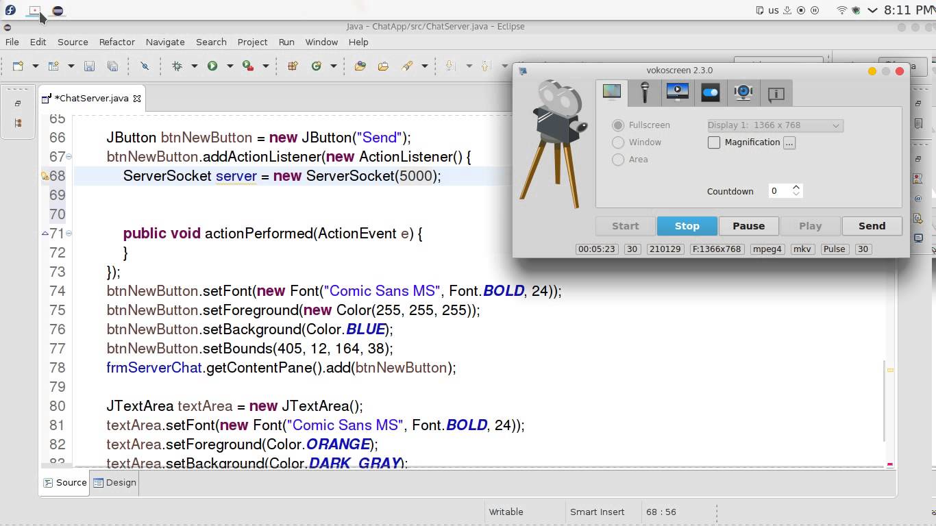 70 Java Swing Gui Chat Application كورسات بالعربي