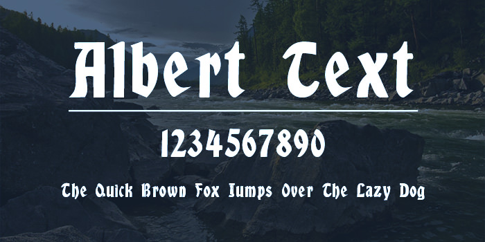 Font Albert Text - Gray Labs