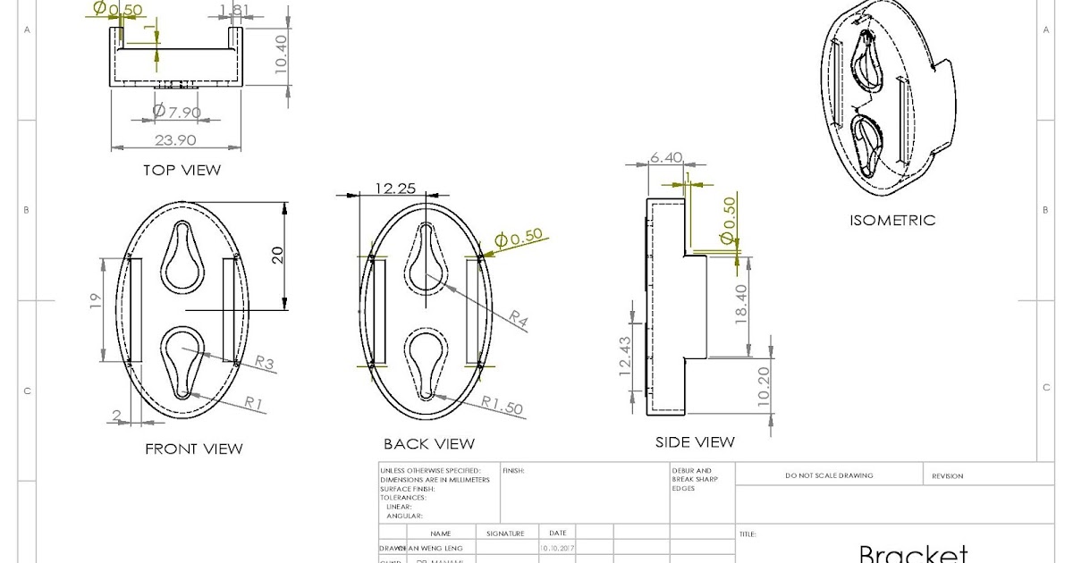 PARTS 3D TECHNICAL DRAWINGS