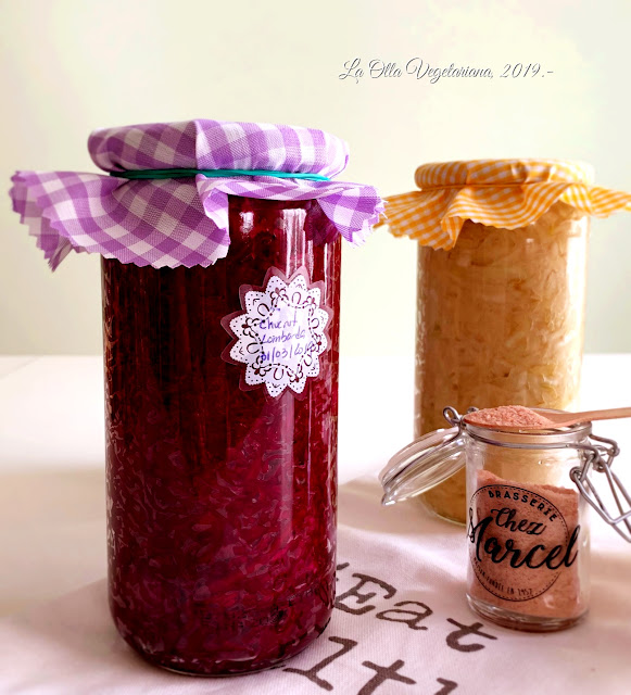 La Olla Vegetariana: Chucrut de col blanca, col lombarda y col picuda ...