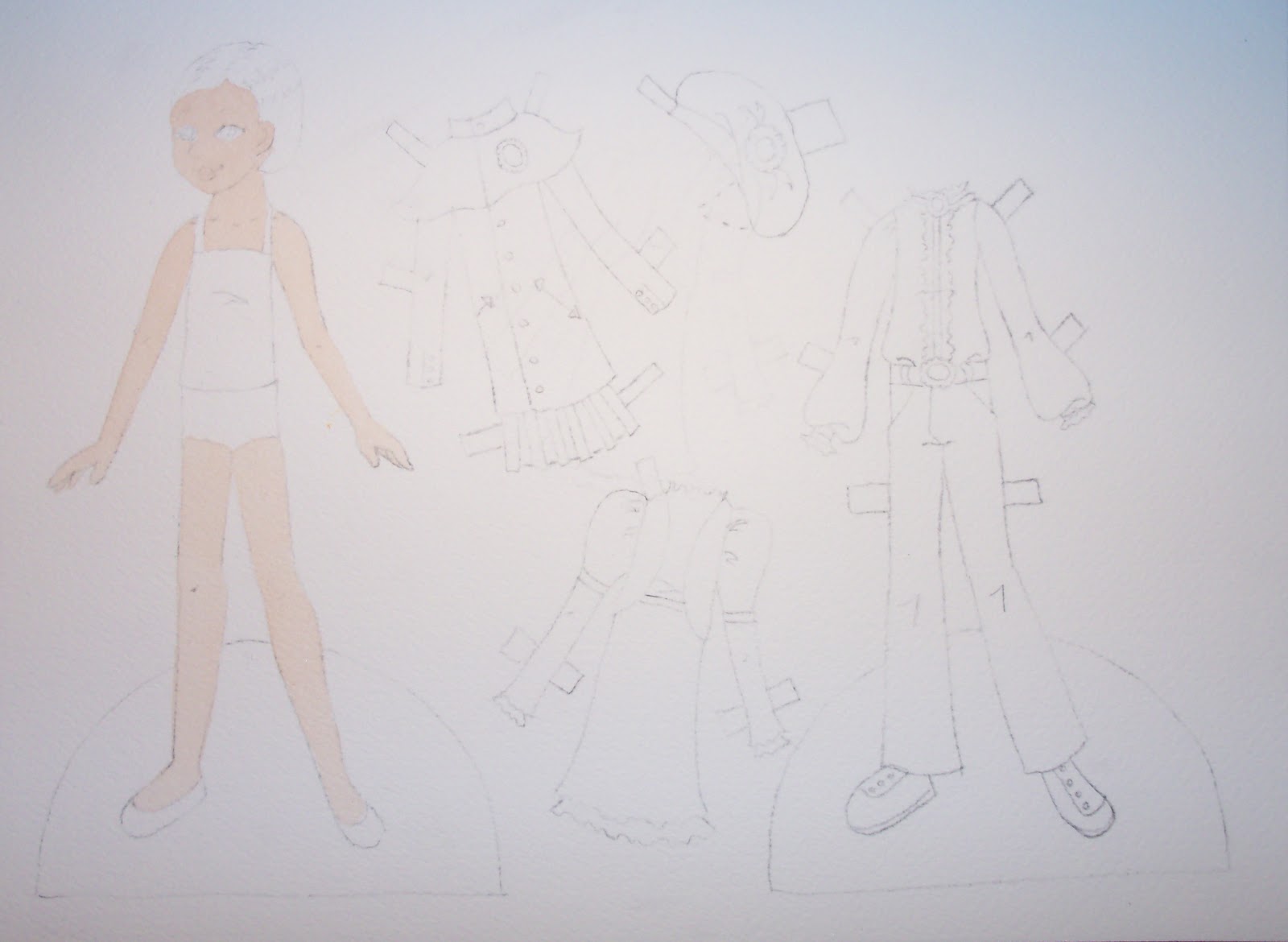 Paper Doll School: September 2012