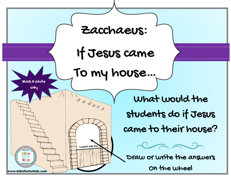 Jesus With Zacchaeus Preschool Projects | Bible Fun For Kids