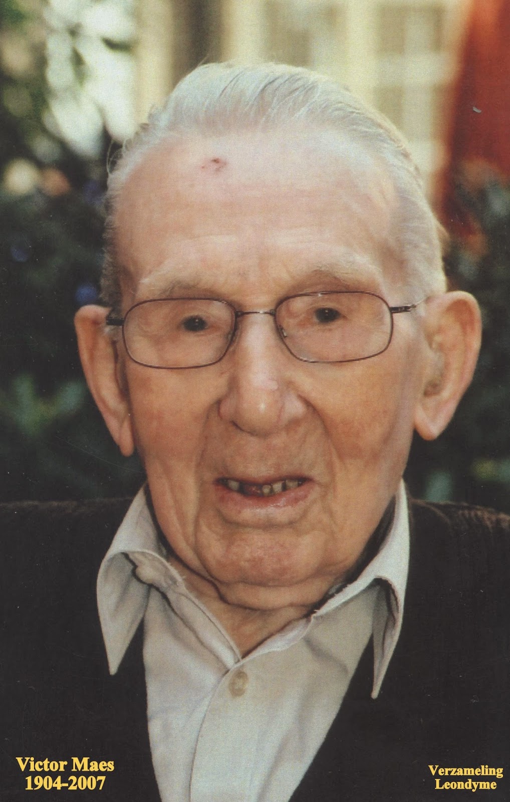 Historische weetjes: Victor Maes 1904-2007, de 102-jarige van Antwerpen