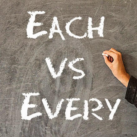 2 Diferencias entre Each y Every