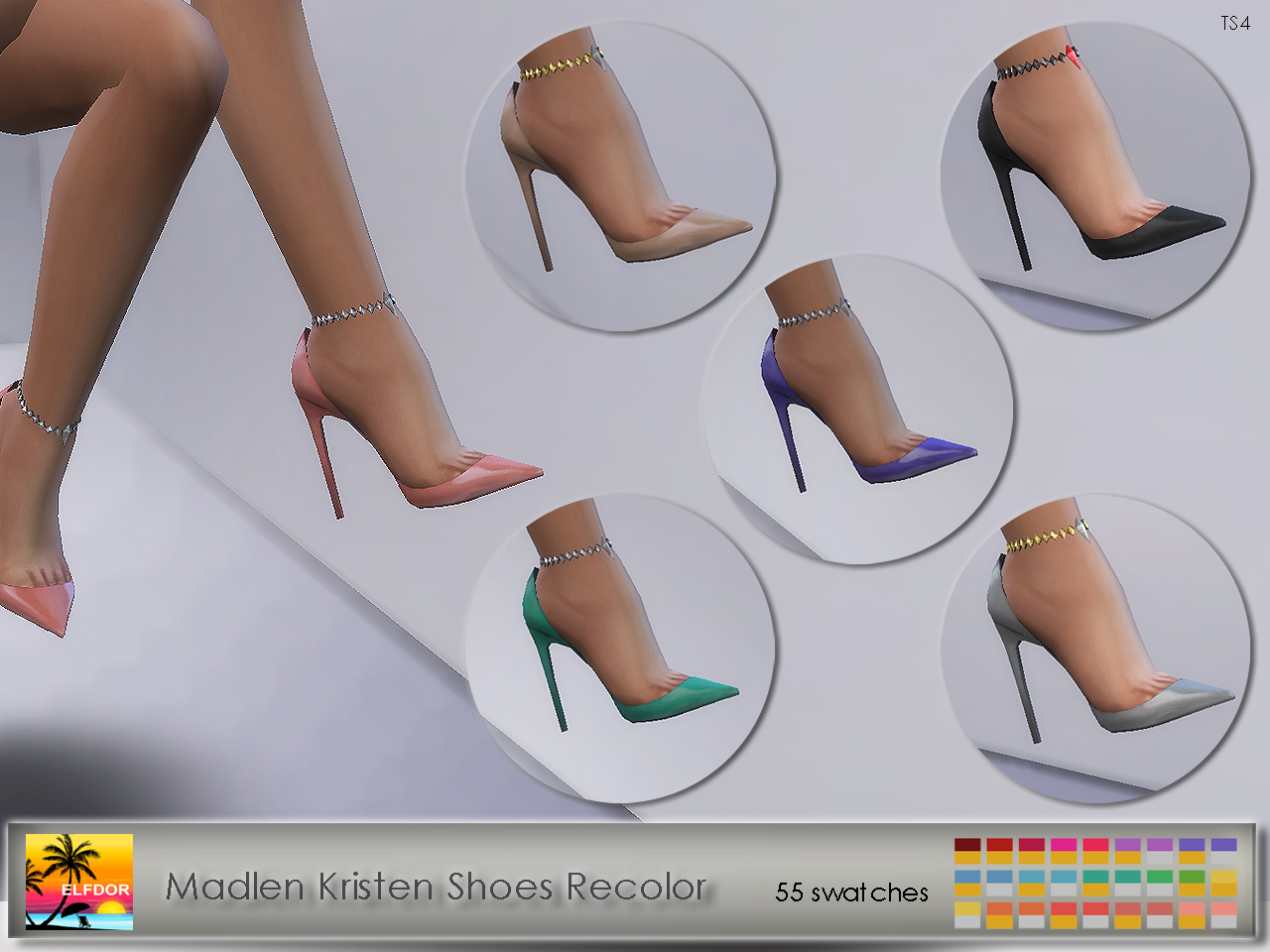 Madlen Kristen Shoes Recolor - ELFDOR