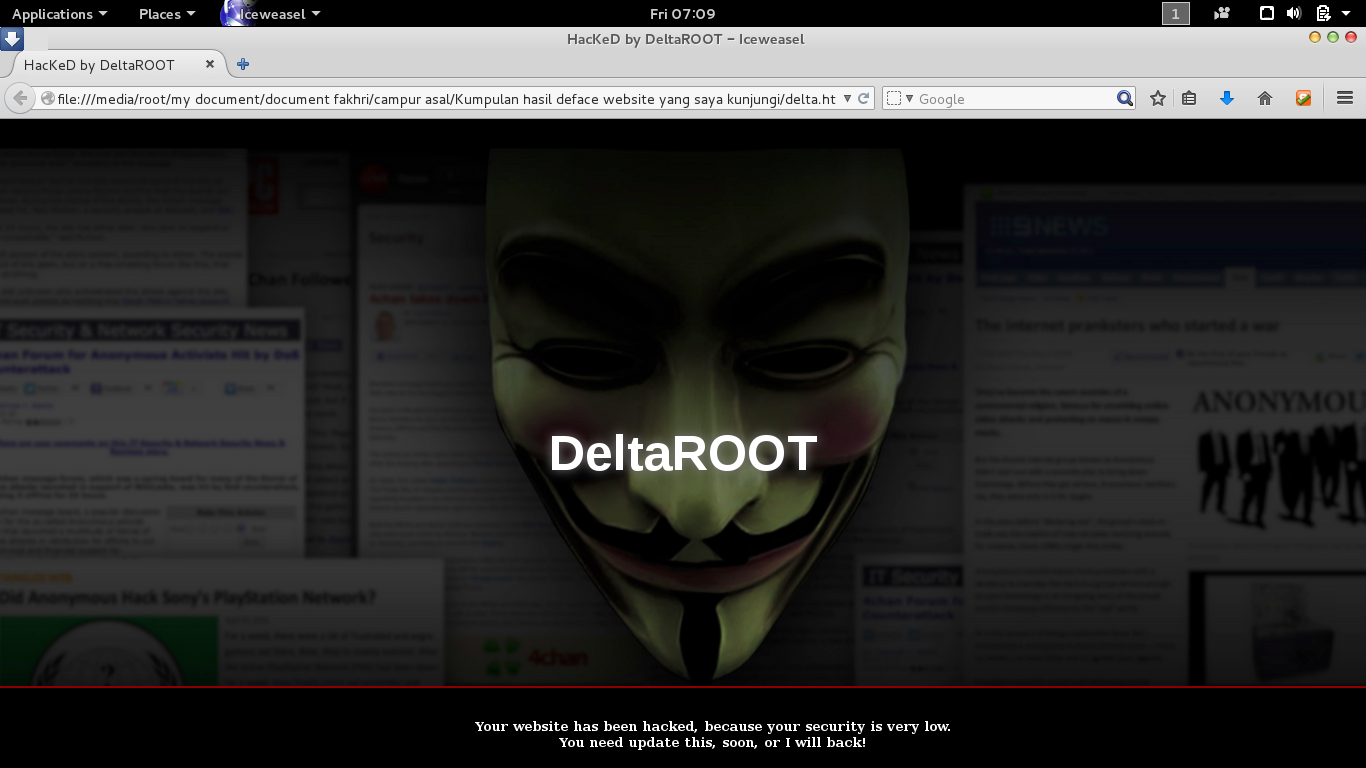 Kumpulan Script Deface Terkeren & Terbaik - Blog Fakhri