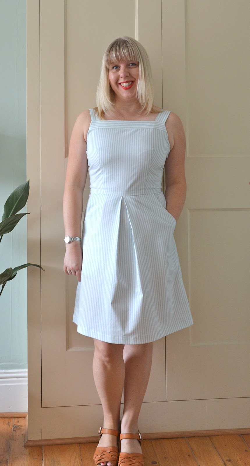 Handmade Jane: New Look 6446 - Ticking Sundress