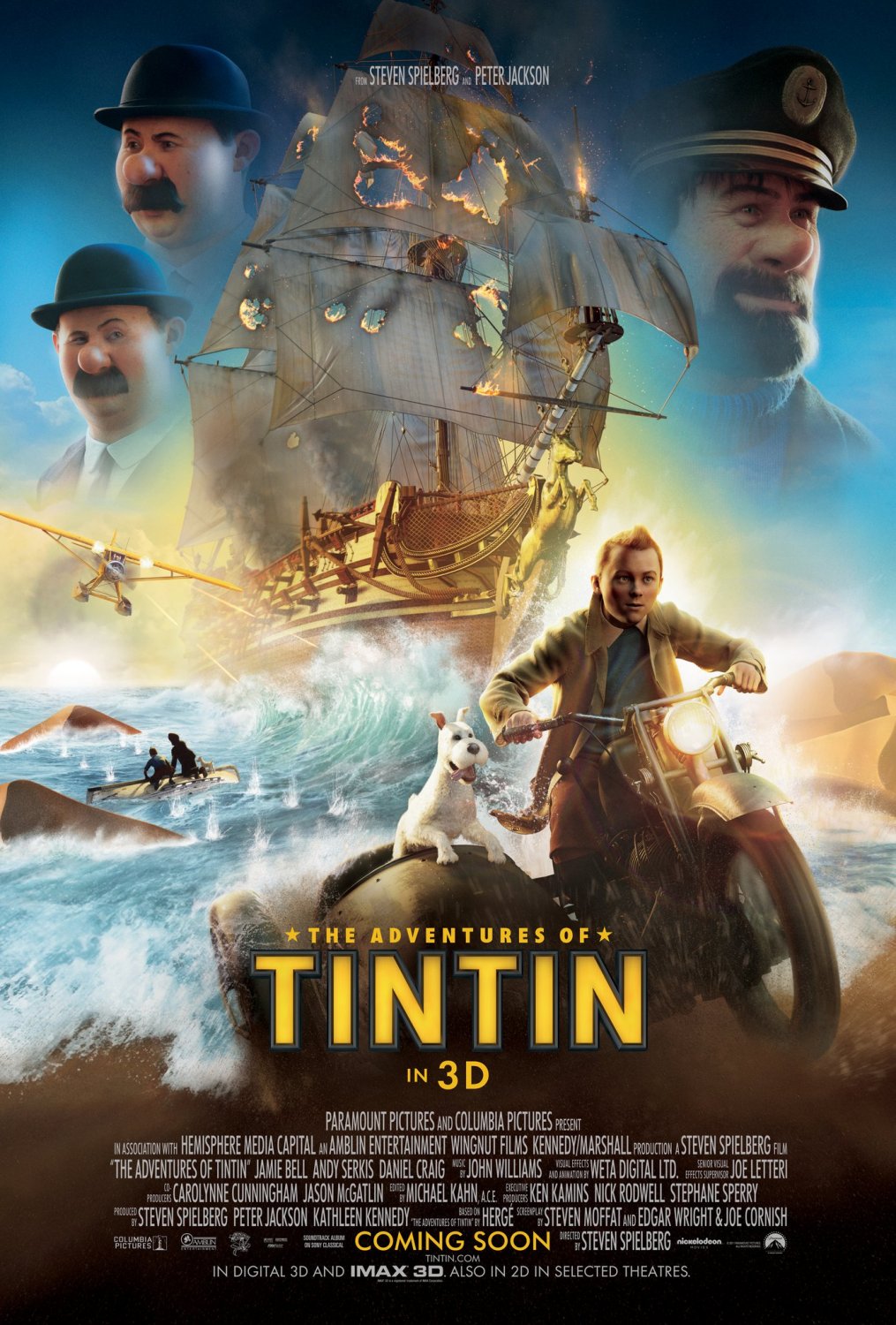 TUDO EM CIMA: Filmes: "As Aventuras de Tintin"