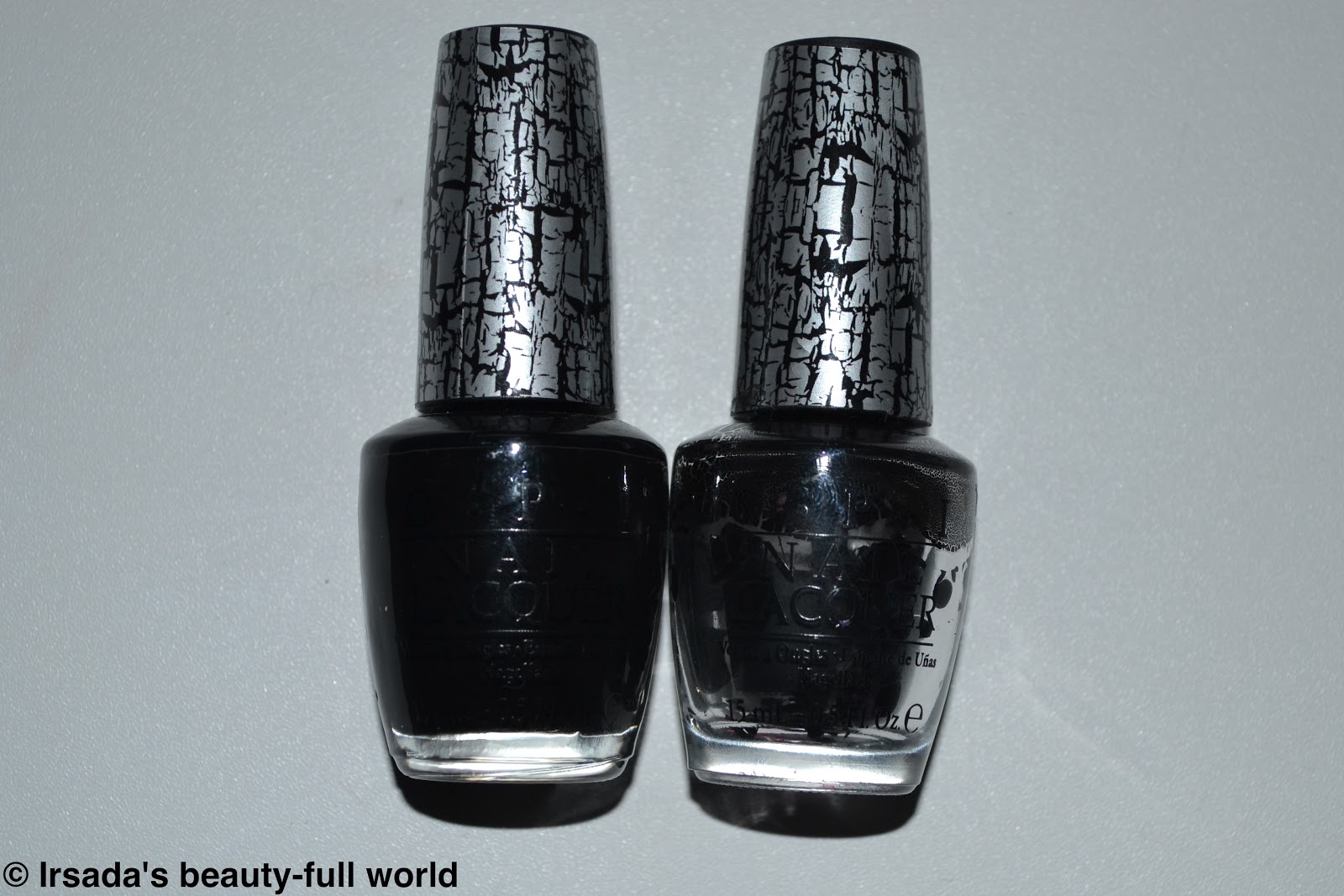 Irsada's beauty-full world: Dried Up OPI Black Shatter!