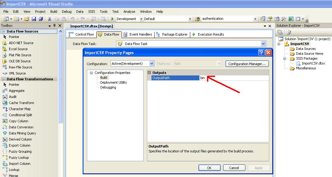 Sivakumar Vellingiri's Blog: SSIS : Step by step process of creating a ...
