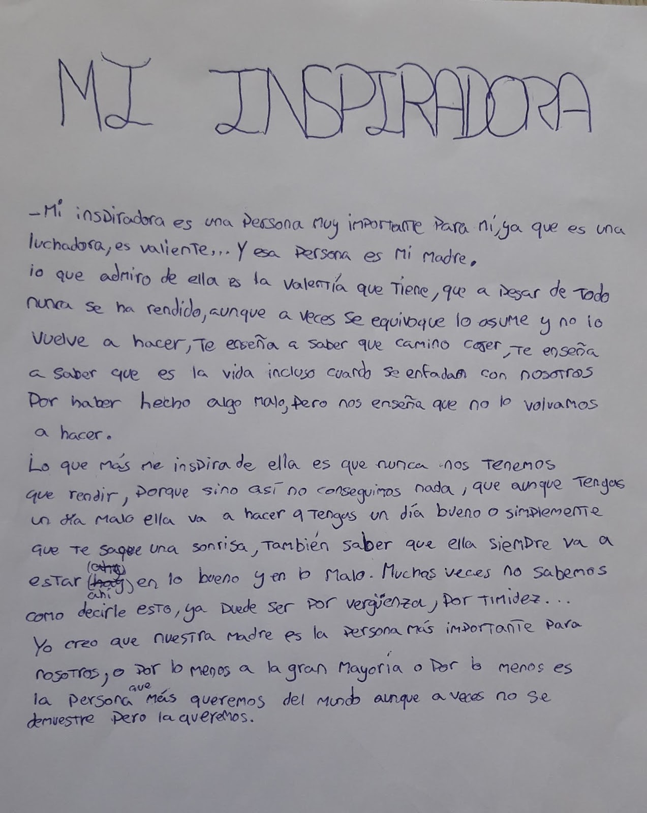 La sonrisa de las letras: La Mujer que admiro